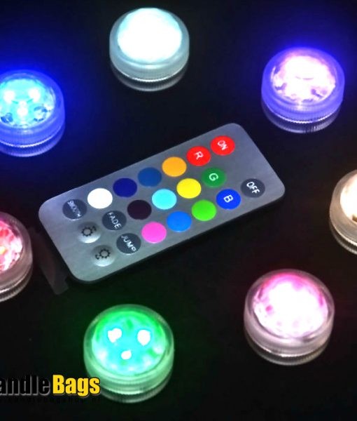 LED lampjes met afstandsbediening (multicolor) set van 10